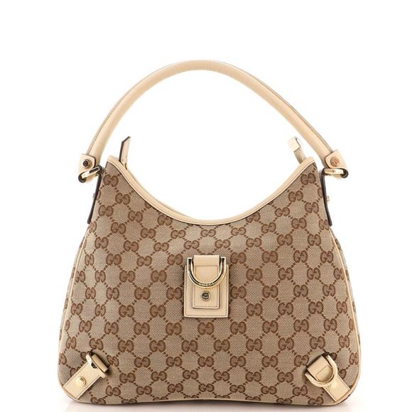 Gucci | Bags | Gucci Abbey Dring Hobo Gg Canvas Medium Clear | Poshmark